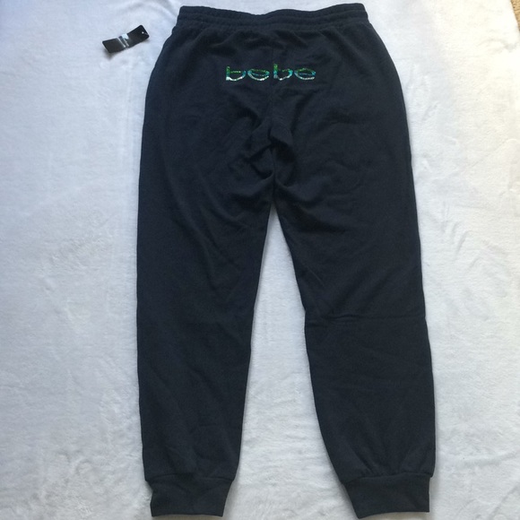 bebe | Pants & Jumpsuits | Bebe Navy Blue Sweatpants In Size M | Poshmark